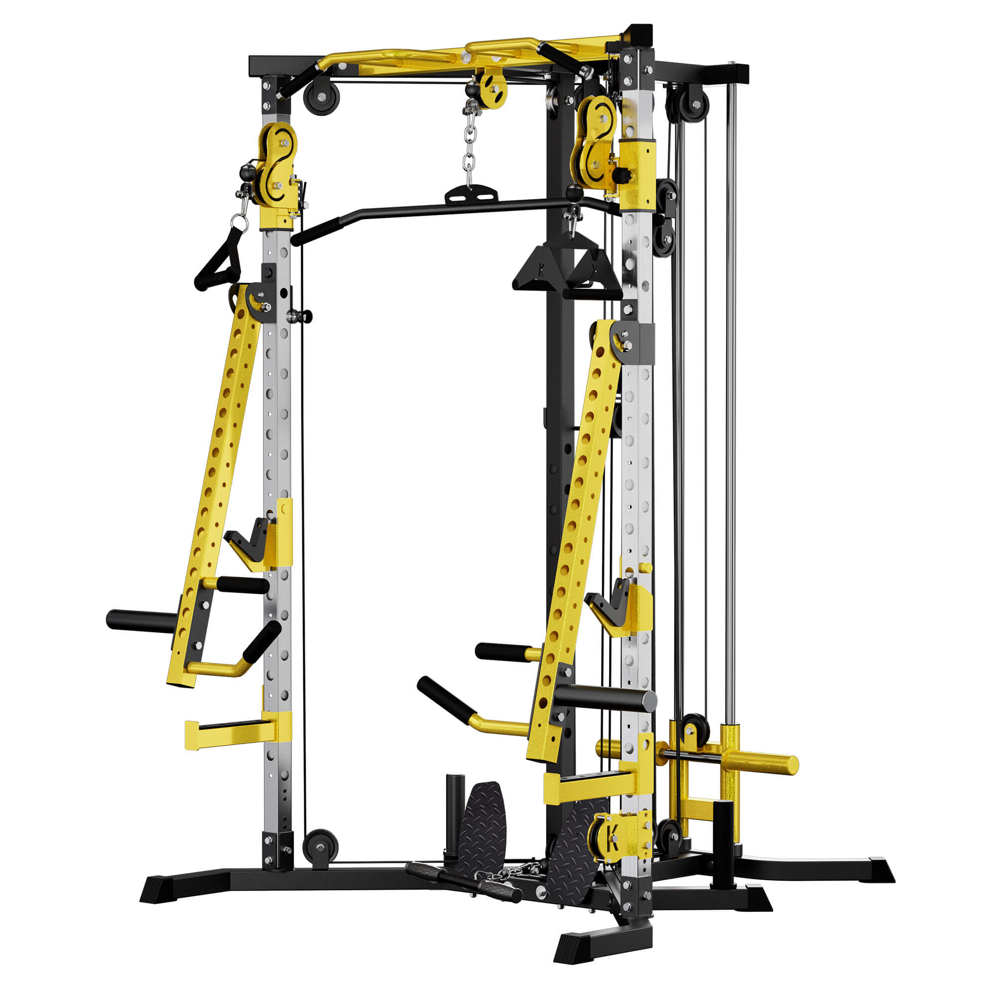 Home Gym Power Functional Rack with Cable System